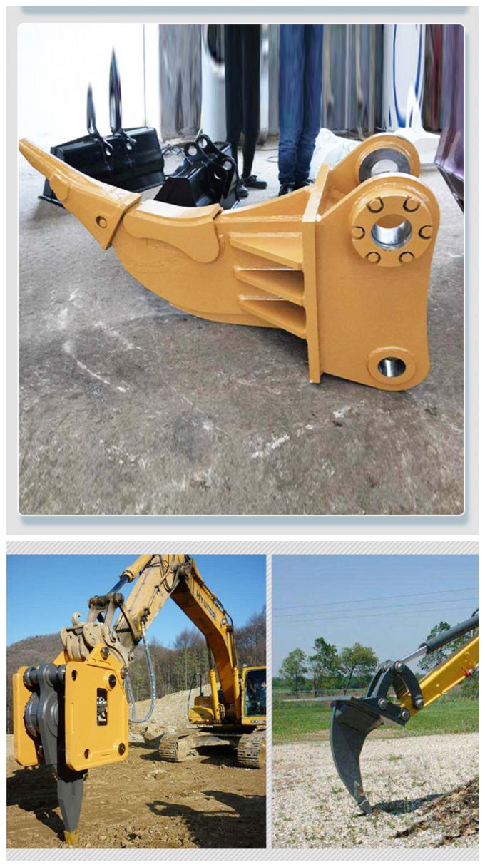 Small / Large Excavator Ripper Attachment Single / Double Hook Tooth Ripper