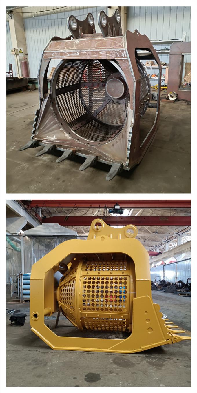 Customizable Rotary Screen Bucket Construction Hydraulic Excavator ...