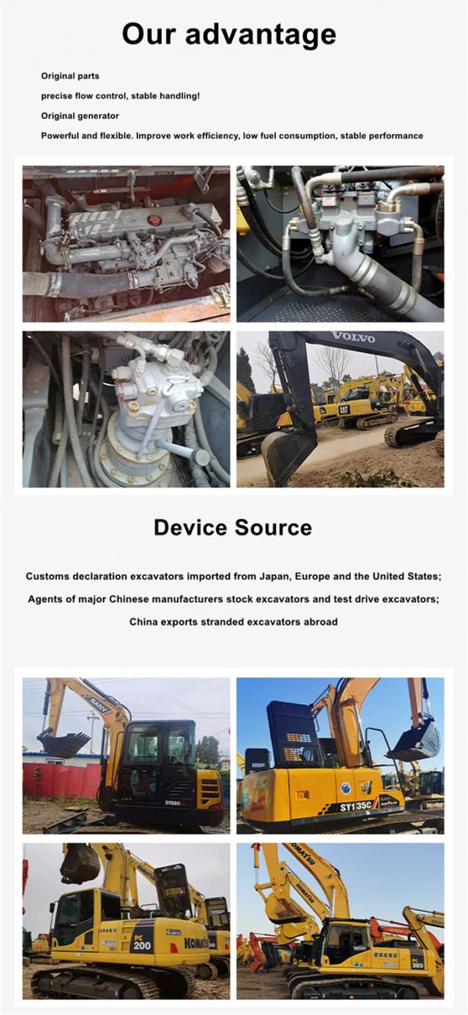 DH130 DX130 Second Hand Excavator Digger With Dozer Wheel Crawler Machine