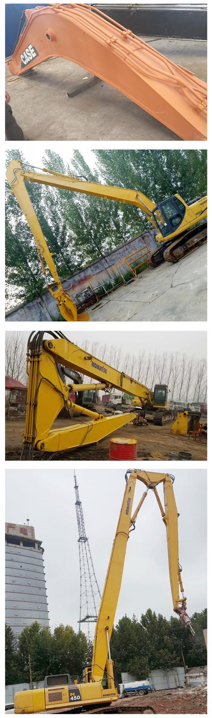 Custom Extended Excavator Long Reach Boom 7m - 30m Swing Digger Arm