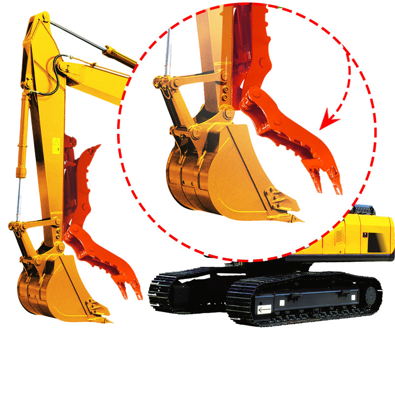Loading Unloading Excavator Bucket Thumb Clamp Mechanical Mini Big ...