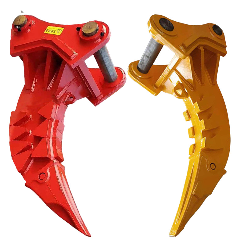 Small / Large Excavator Ripper Attachment Single / Double Hook Tooth Ripper